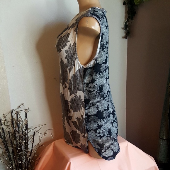 CAbi | Tops | Cabi Tango Cowl Neck Black White Top Size M | Poshmark